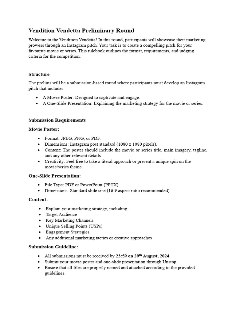 66c8c92b89c26 Vendition Vendetta Case Document | PDF