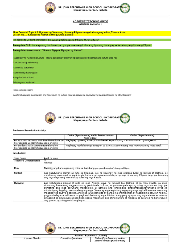 Sample ATG | PDF