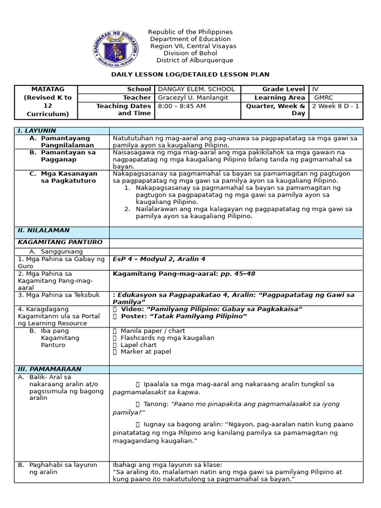DLP - Q2 W8 - Day 1 | PDF