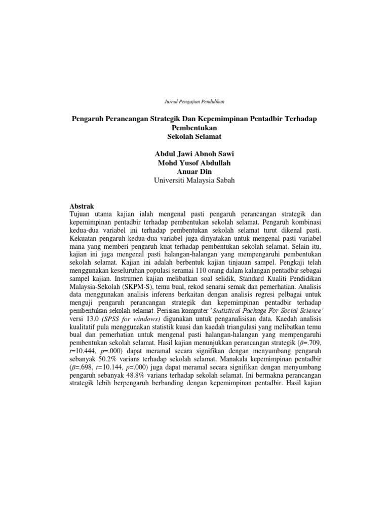 Pengurusan Strategik | PDF