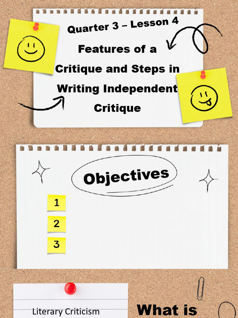 Eng10 L4 Q3 What Is Literary Criticism | PDF | Evaluation | Critique