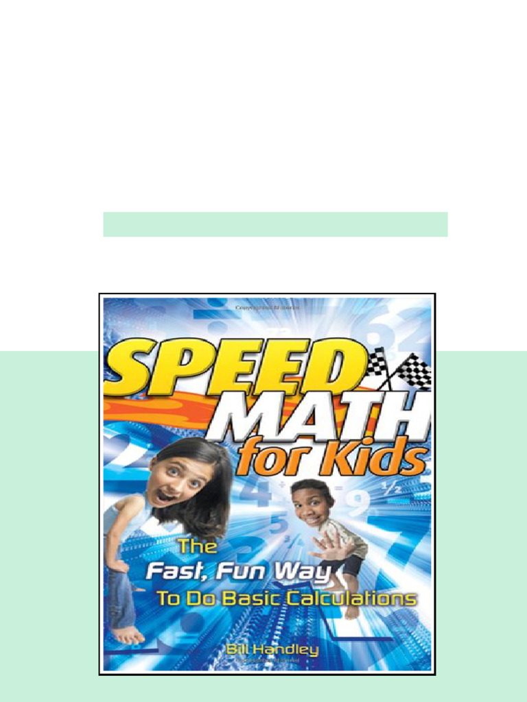 (Ebook) Speed Math for Kids: The Fast, Fun Way To Do Basic Calculations ...