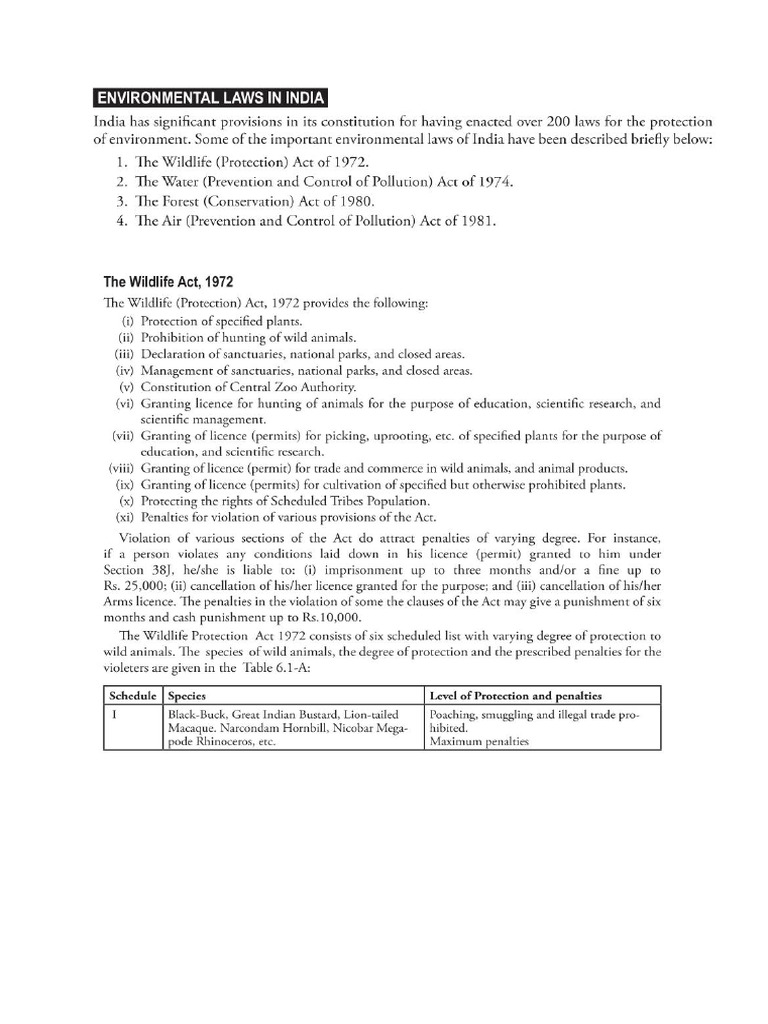Environmenta Laws | PDF
