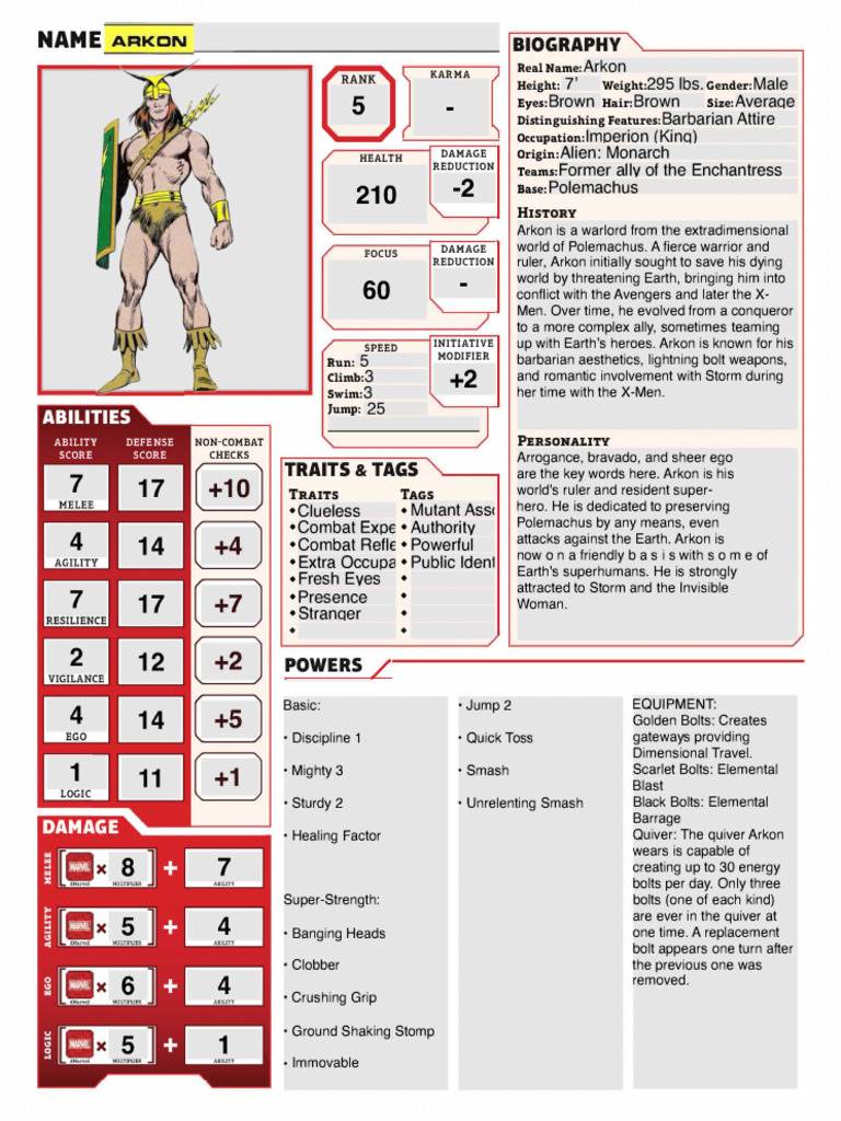 Converted - MARRPGP - Arkon - #002 Copy (Compressed) | PDF | Marvel ...