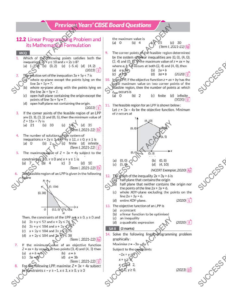 Linear Programming Problem | PDF
