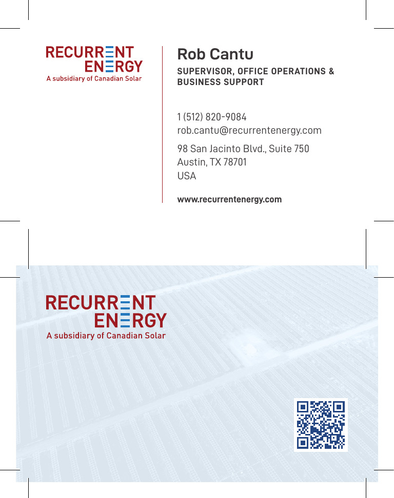 RE Business Card Rob Cantu | PDF