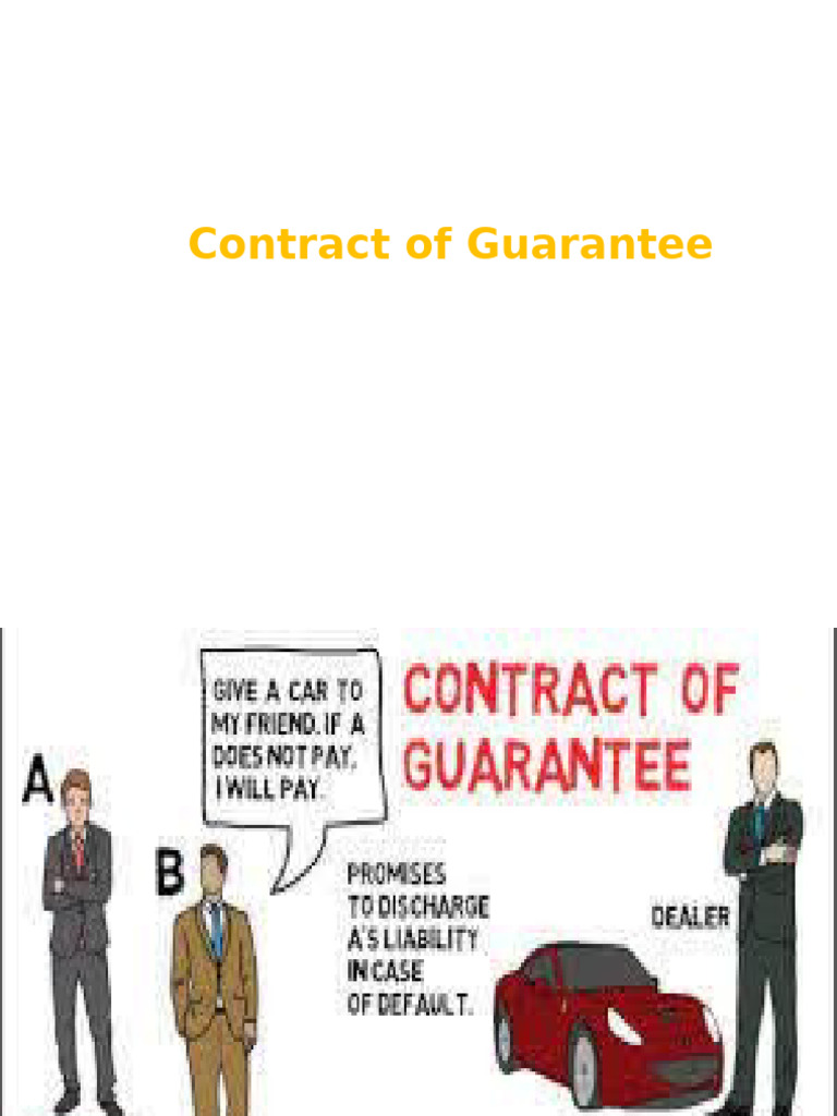 2.contract of Guarantee | PDF | Guarantee | Surety