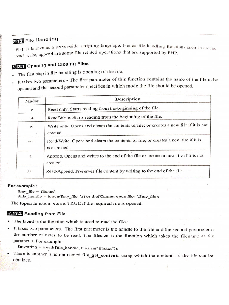File Handling & Cookies | PDF