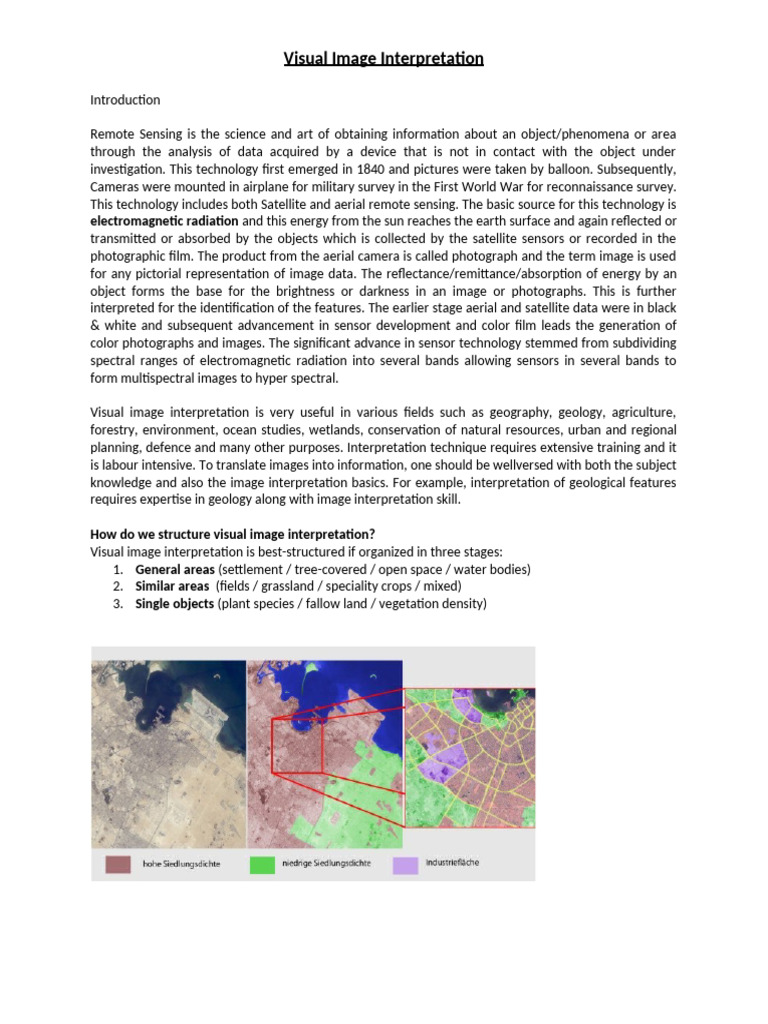 Visual Image Interpretation | PDF | Remote Sensing | Infrared
