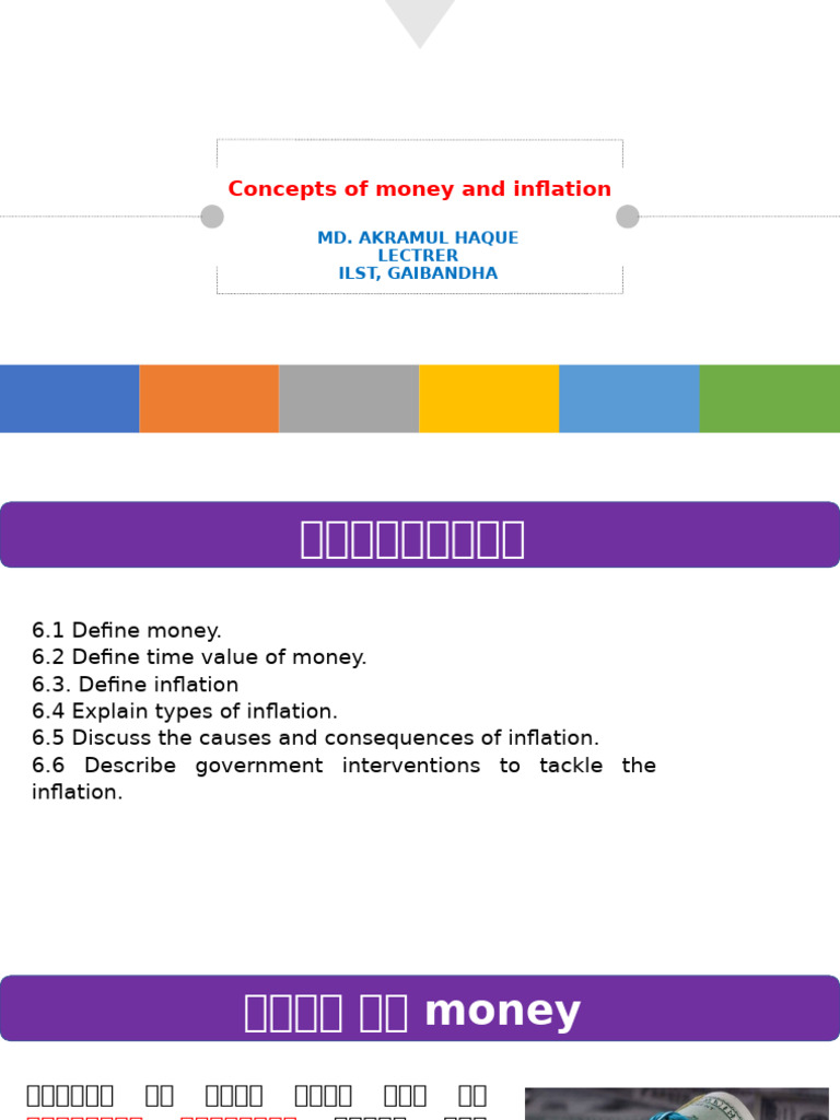 Concepts of Money and Inflation | PDF