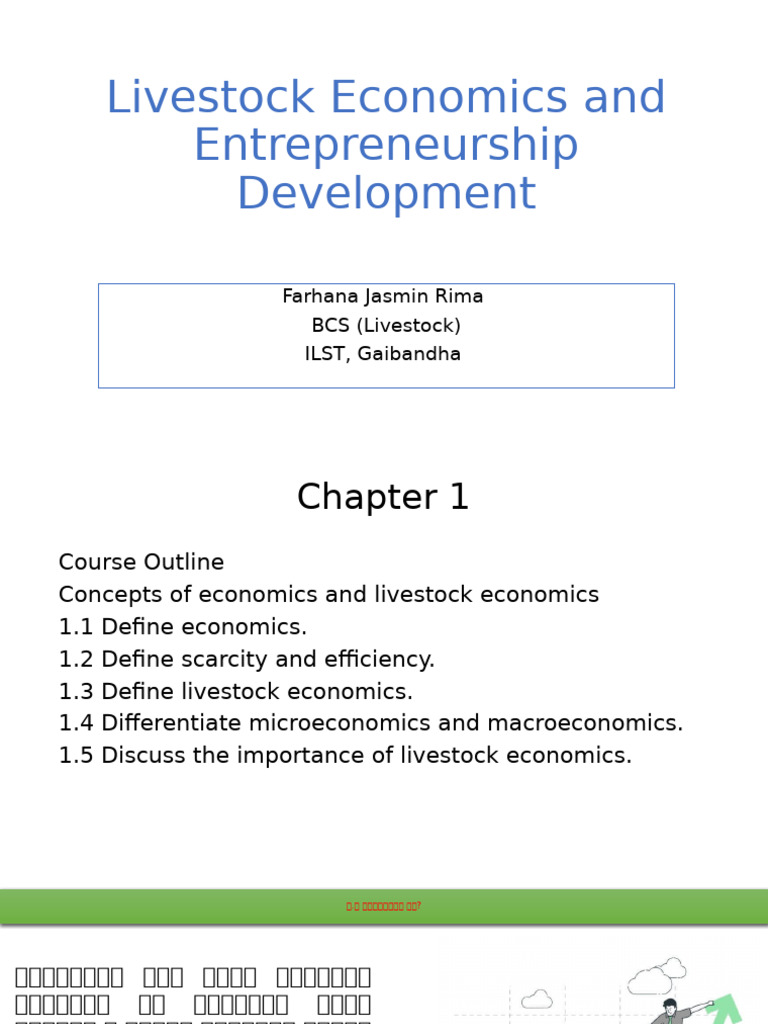 Lecture-1 Concept of Economics | PDF