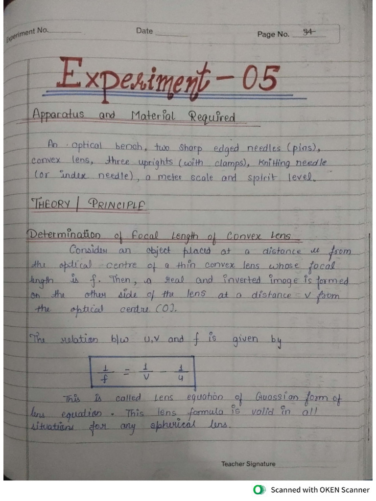 Physics Practicals 12 | PDF