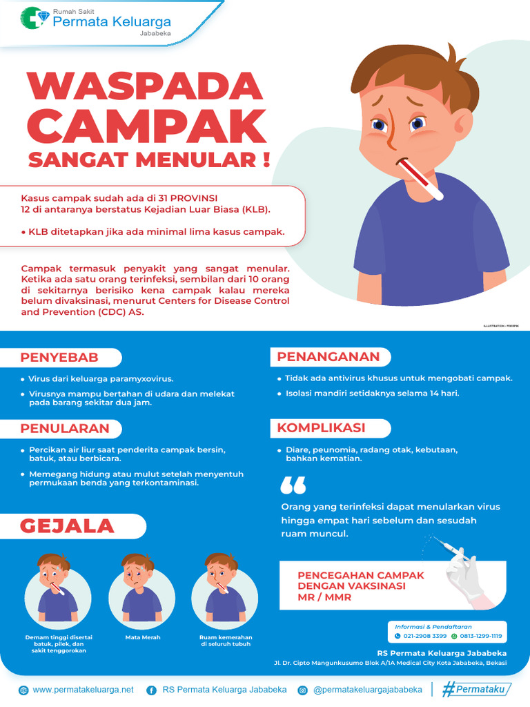 Waspada Campak: Penyakit Menular Berbahaya | PDF