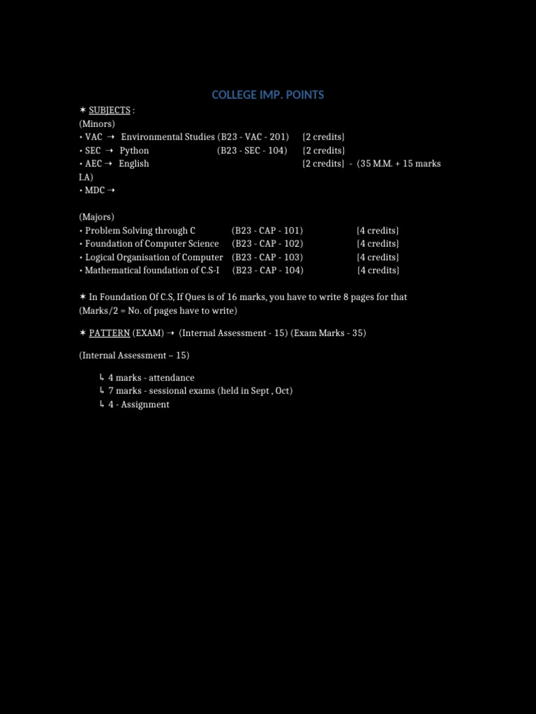 College Notes Exact Copy | PDF