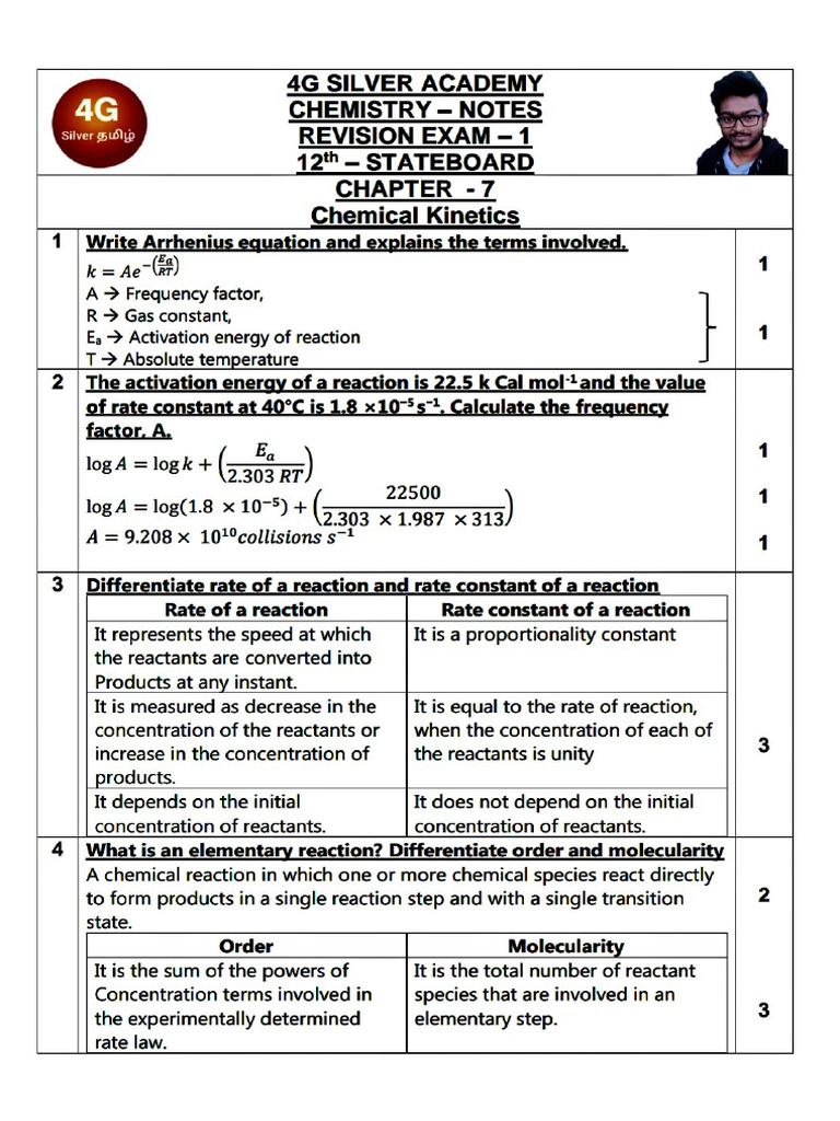 Chemistry Chapter 7 | PDF