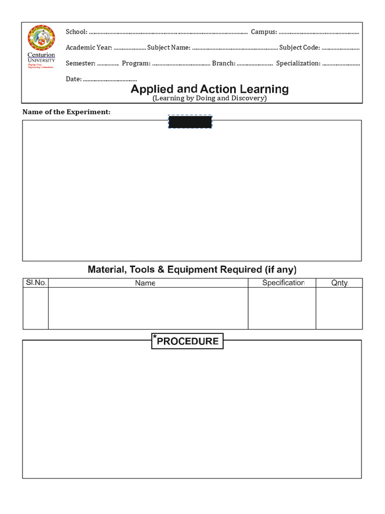 Action Learning Practical-Pages | PDF
