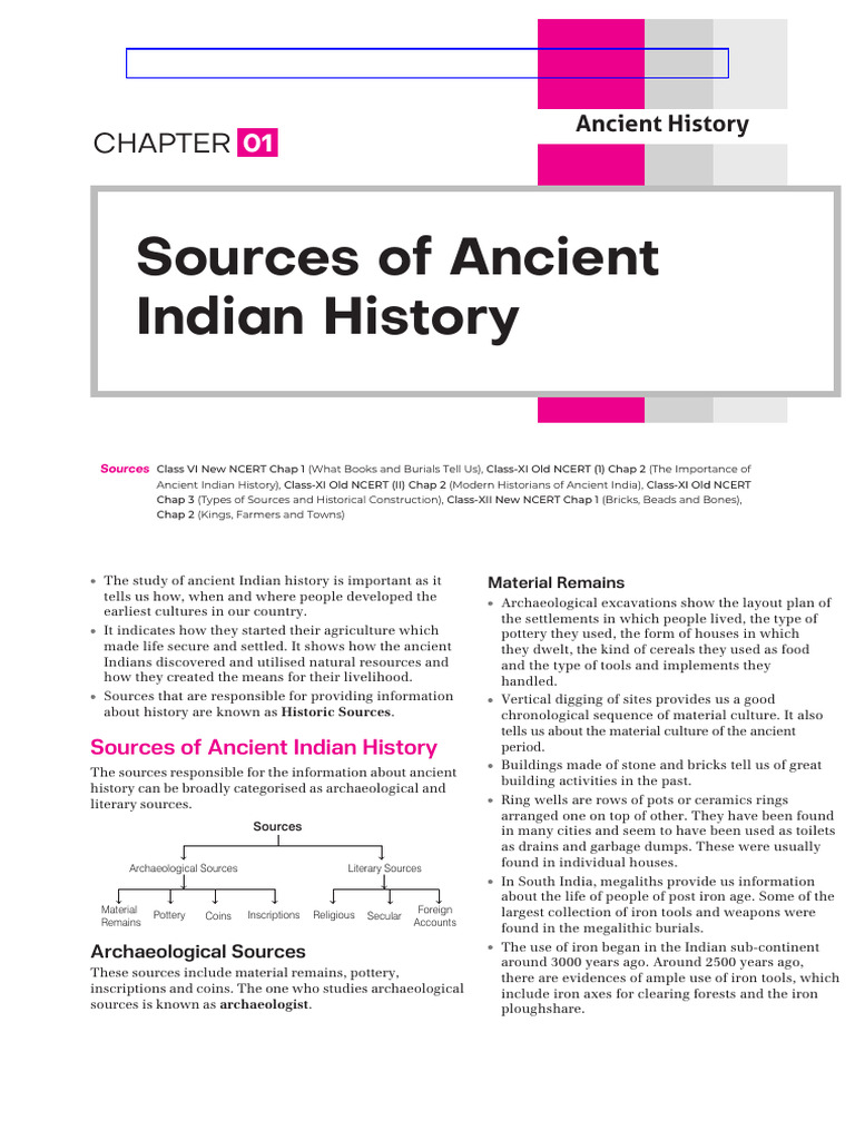 Sources of Ancient Indian History | PDF | Puranas