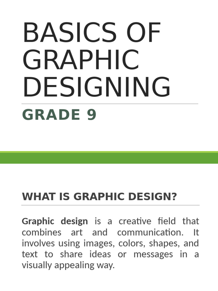 Basics of Graphic Designing P32 42 | PDF | Graphic Design | Graphics