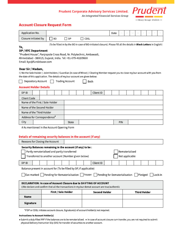 Account Closure Notice for Santoshi Matre | PDF