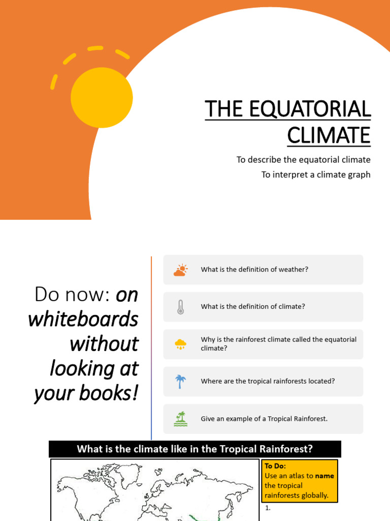 Understanding Equatorial Climate | PDF | Tropics | Climate