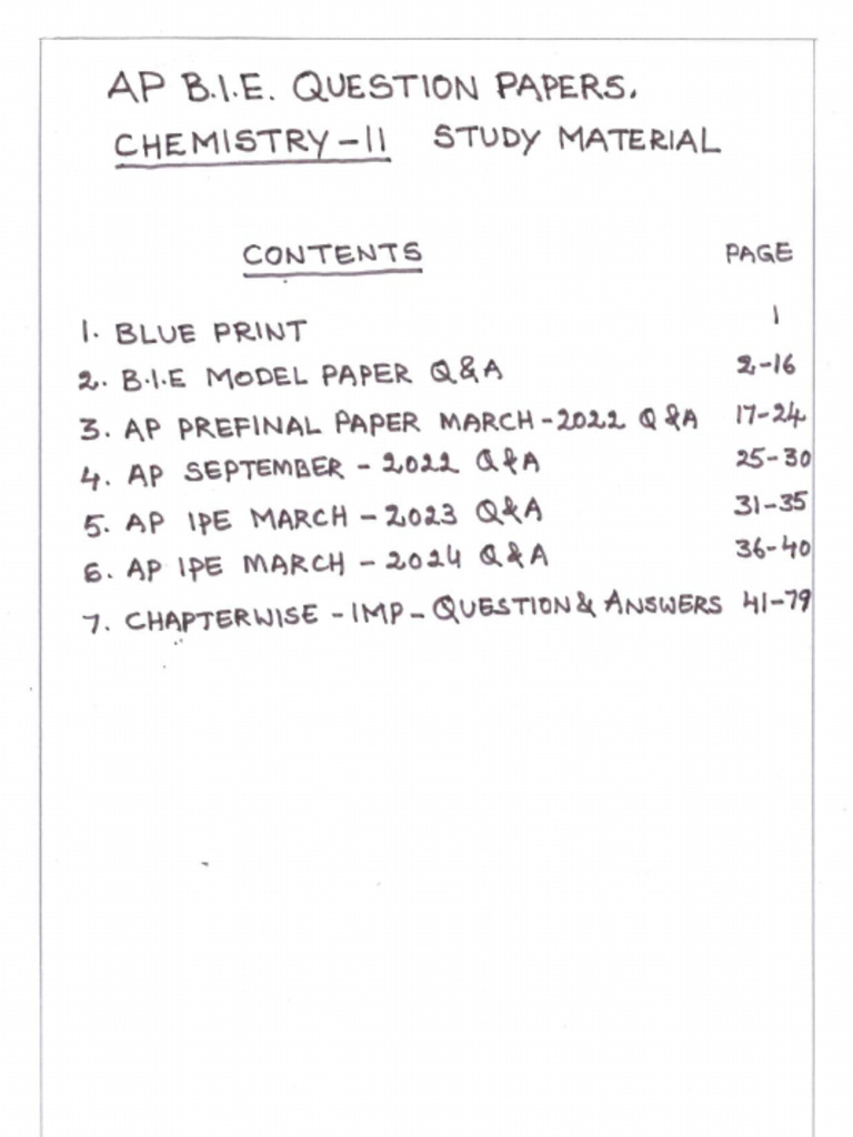 Chemistry Study Material em Slow Learners | PDF