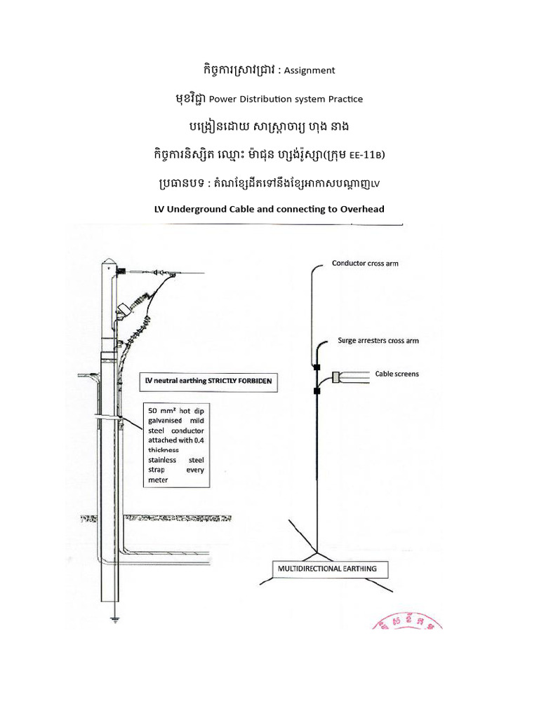 LV Underground Connection | PDF