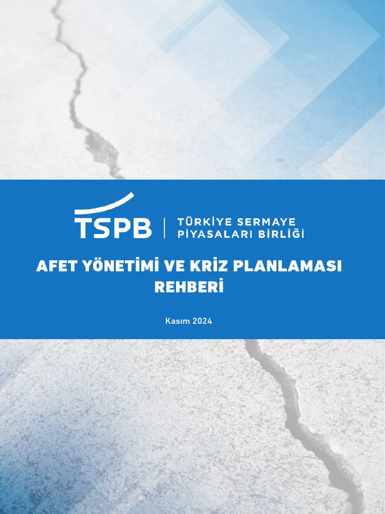 Afet Yonetimi Ve Kriz Planlamasi Rehberi | PDF
