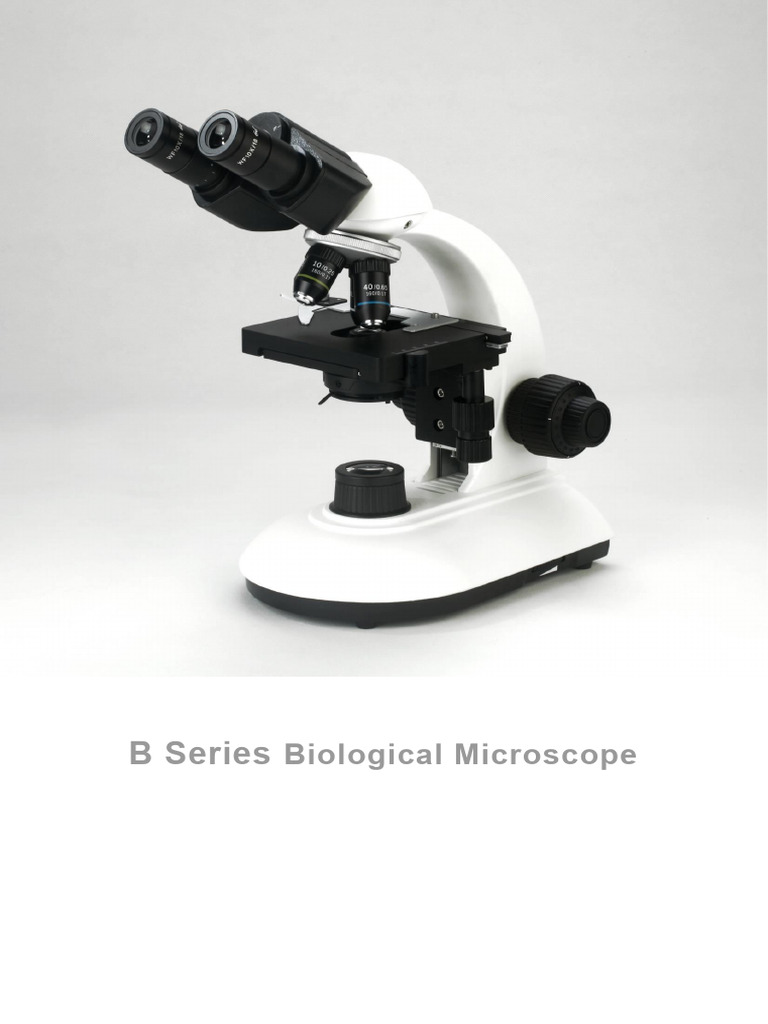 B Series Biological Microscope | PDF | Electricity | Electromagnetic ...