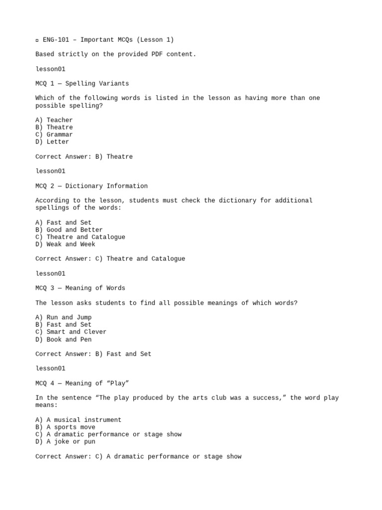 english_mcqs_1-22 | PDF | Computer Data Storage | Phoneme