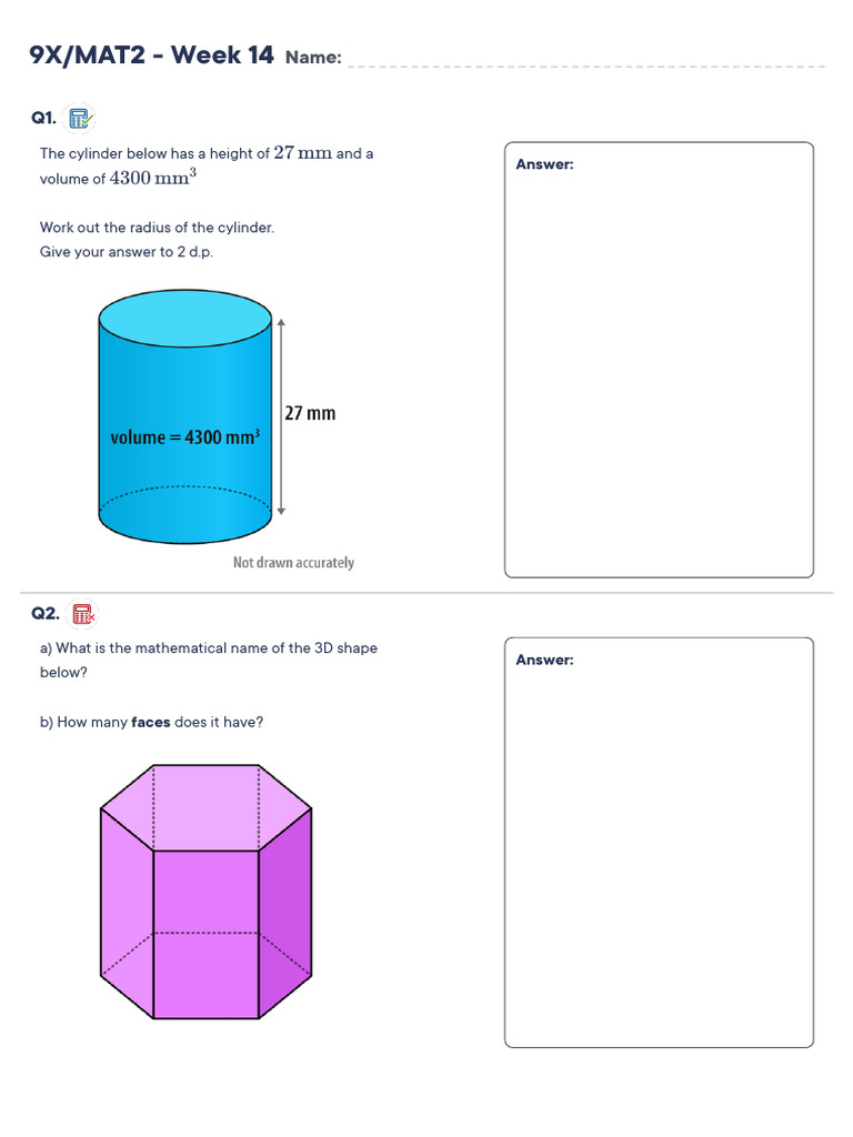 Lesson Quiz - 9X_MAT2 _ Sparx Maths | PDF