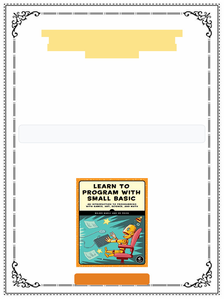 Learn to program with Small Basic an introduction to programming with ...