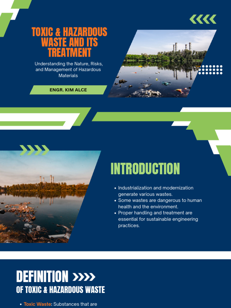 Hazardous Waste Treatment Methods Explained | PDF | Waste | Hazardous Waste