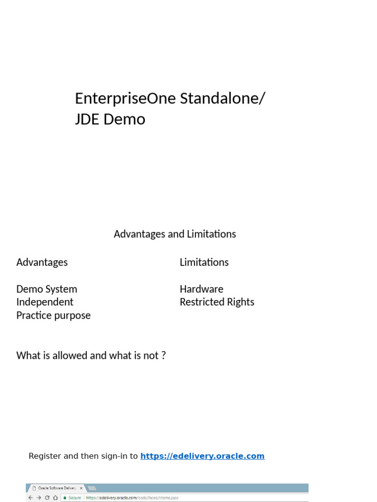 EnterpriseOne Standalone | PDF | 64 Bit Computing | Microsoft Windows
