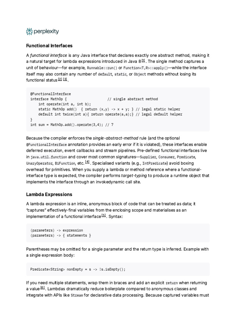 Java New Features 2025 | PDF | Method (Computer Programming) | Class ...