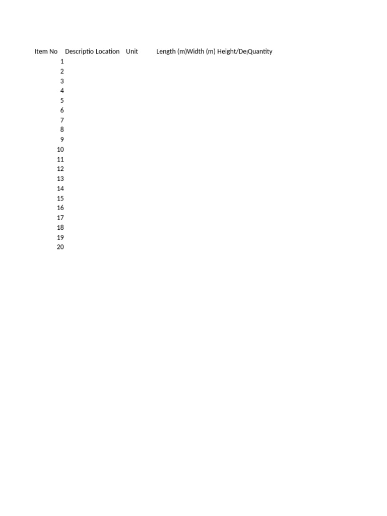 Quantity Takeoff and Boq | PDF