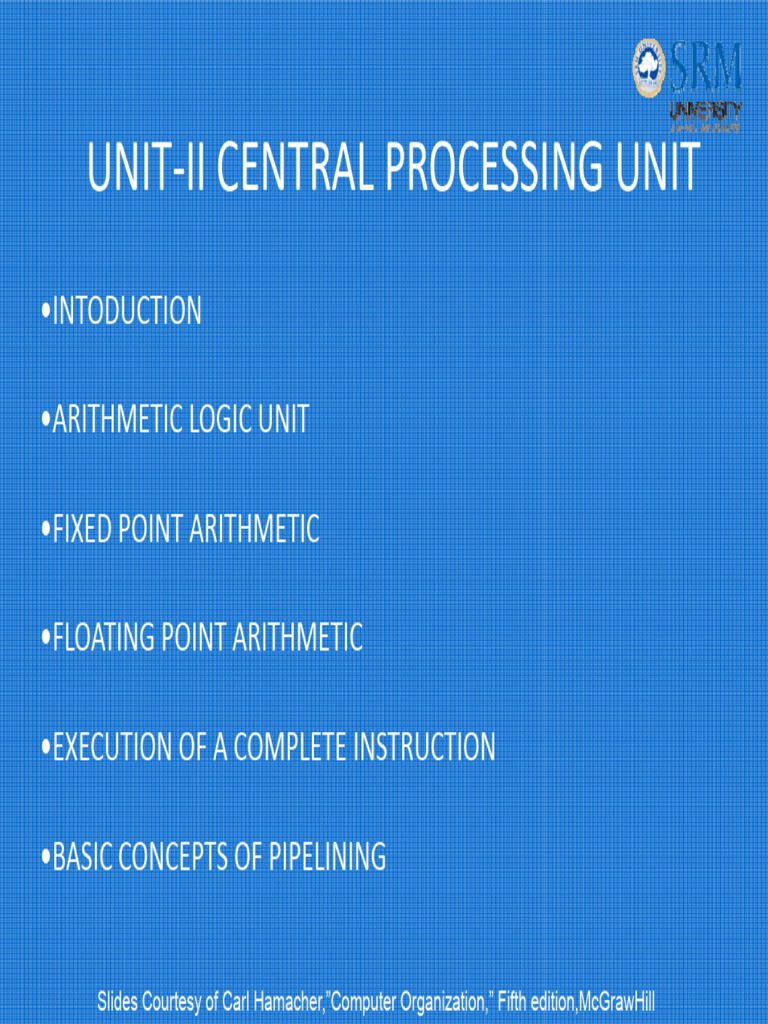 Central Processing Unit Unit 2 | PDF | Central Processing Unit ...