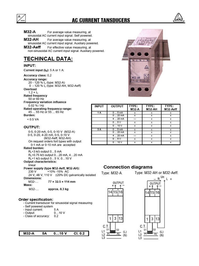 m32-a-ah-aeff | PDF | Power Supply | Electric Power
