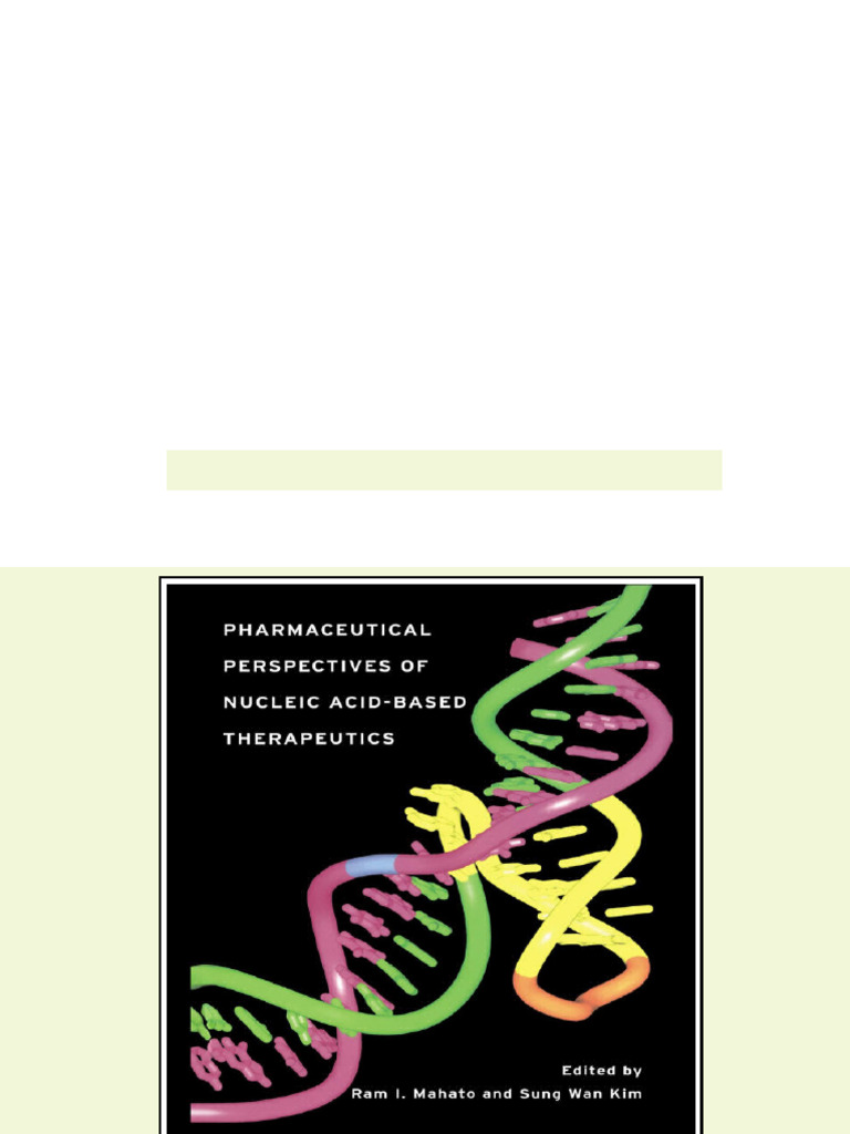 (Ebook) Pharmaceutical Perspectives of Nucleic Acid-Based Therapy by ...