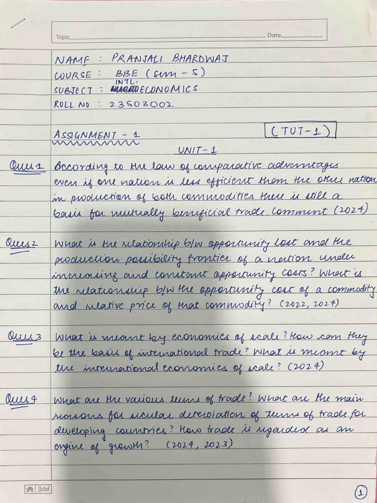 Compiled Assignments Handwritten | PDF