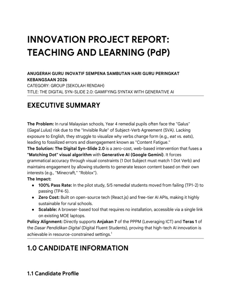 Gamifying English Syntax with AI Tool | PDF | Artificial Intelligence ...