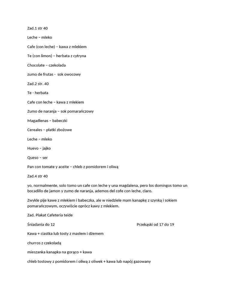 hiszpanski | PDF