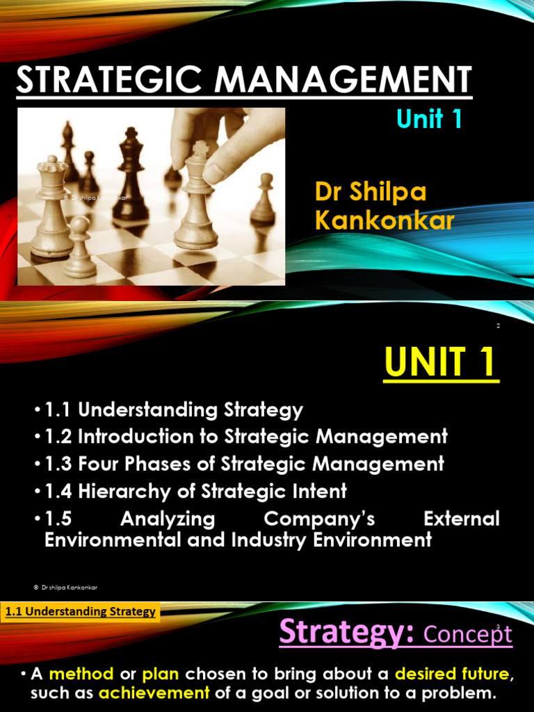 Strategic Management Fundamentals Guide | PDF | Strategic Management | Goal