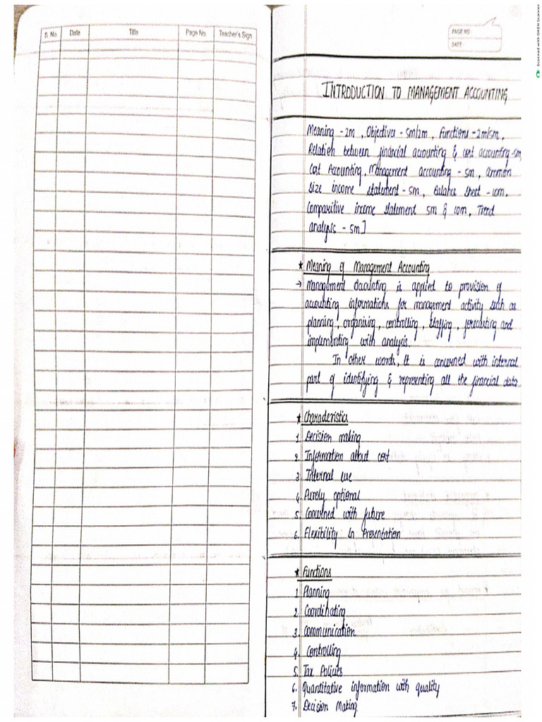 MA Full Notes | PDF