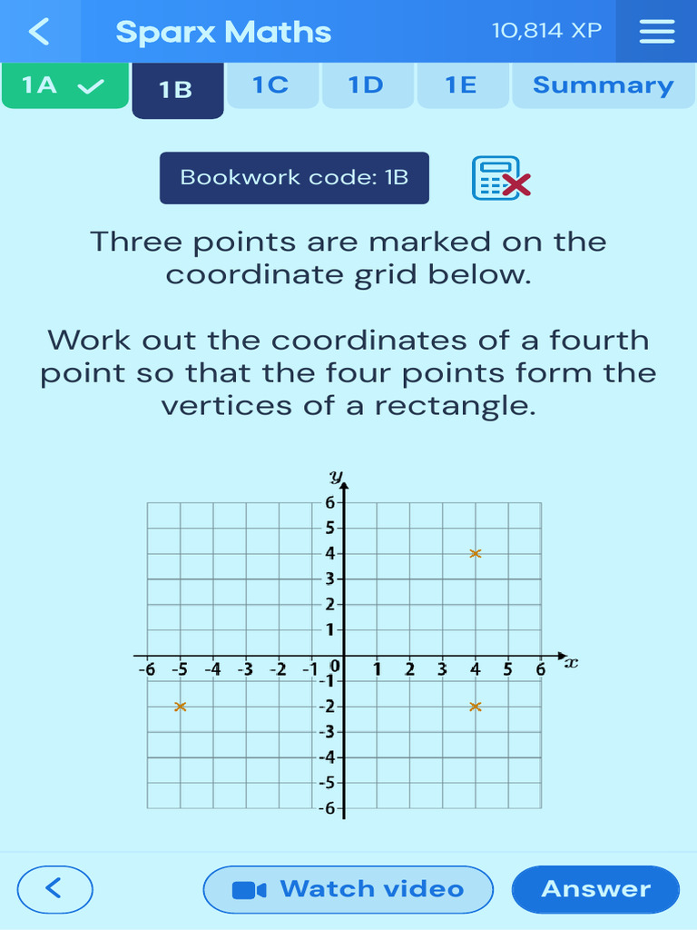 Find Rectangle Coordinates on Grid | PDF