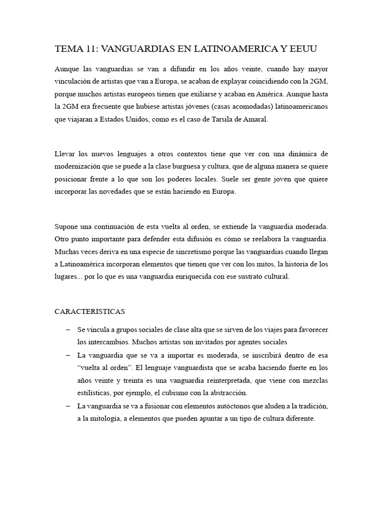 Tema 11 | PDF | Vanguardia | Surrealismo