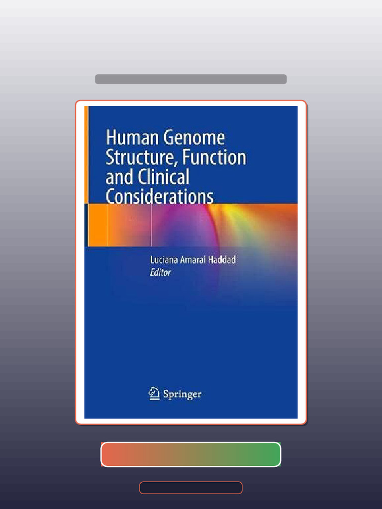 Test Bank of Human Genome Structure Function and Clinical ...