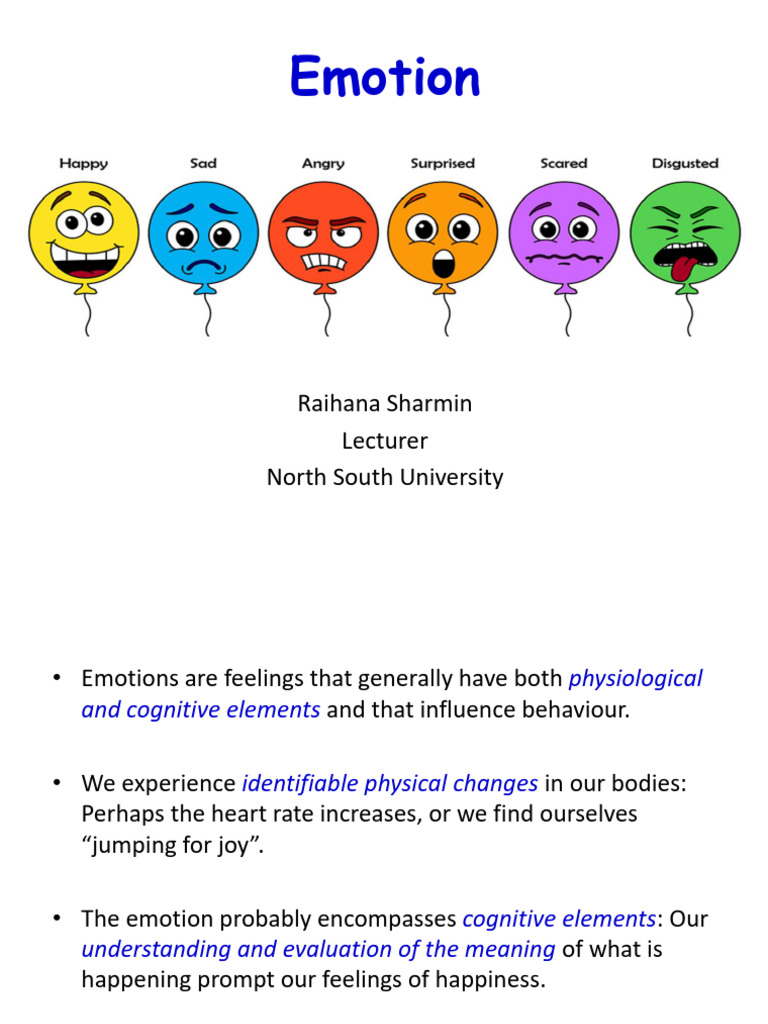 Unit 7_Emotion (1) | PDF | Emotions | Feeling
