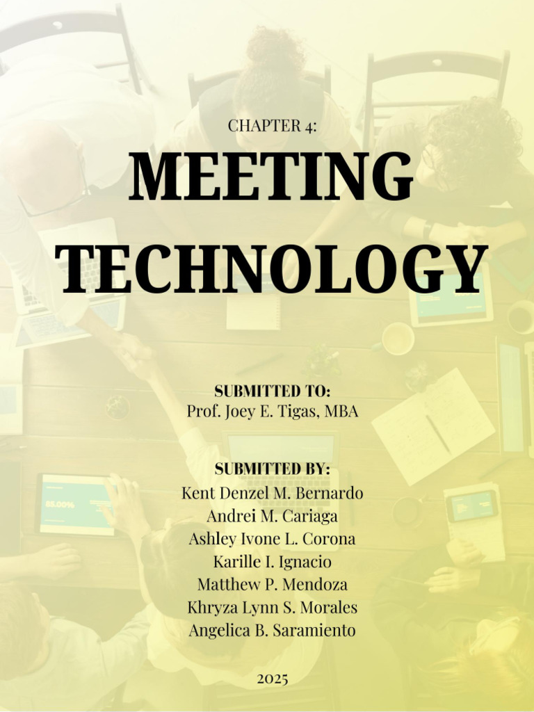 Technology in Meetings and Events | PDF | Video | Videotelephony
