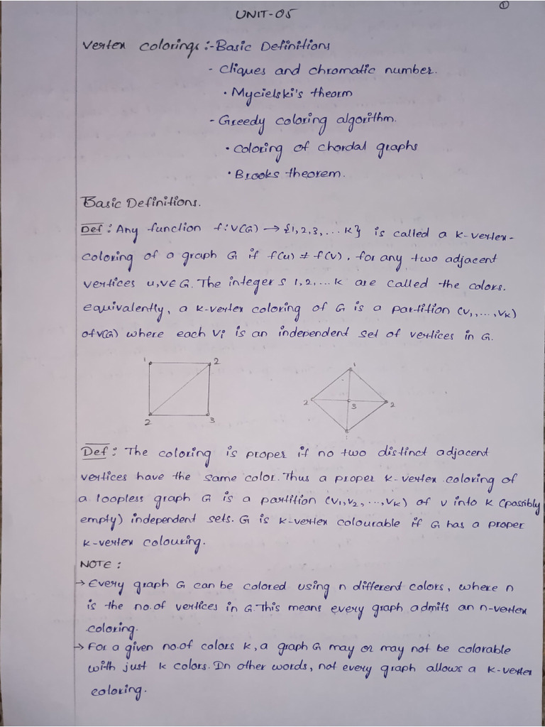 GT Unit 5 Part A | PDF