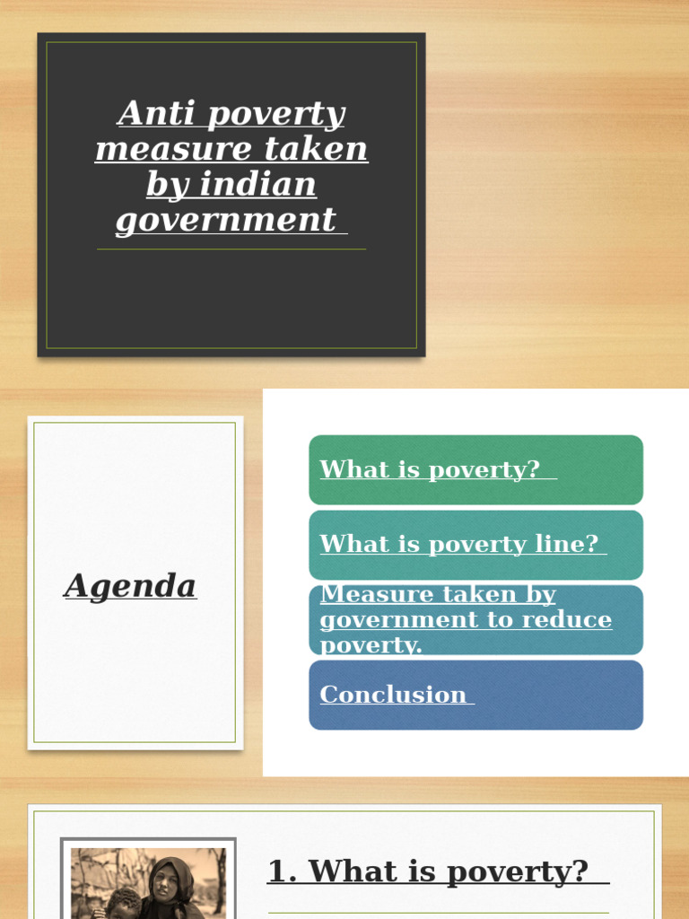 ppt prenstation related to anti poverty measures taken bby indian ...